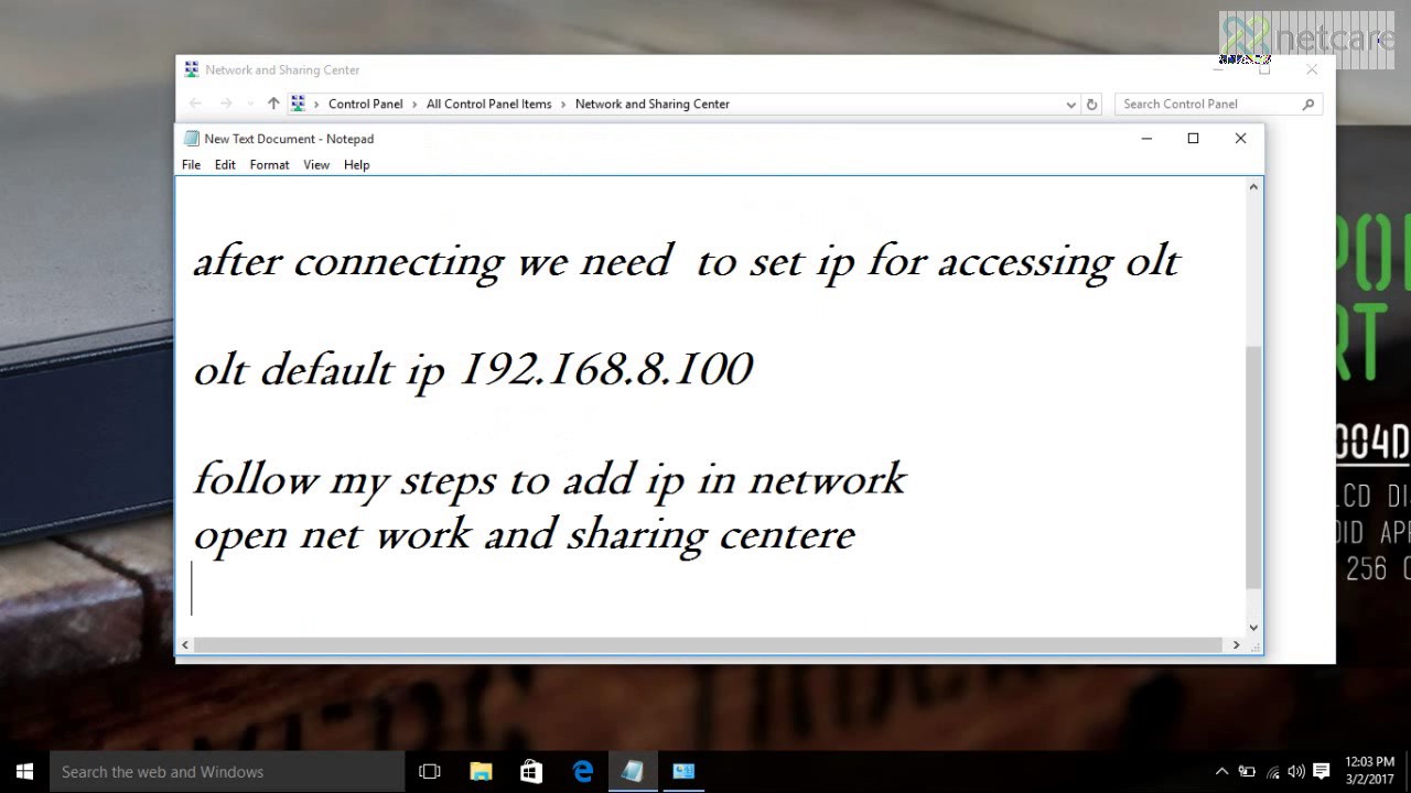 NETCARE VLAN CONFIGURATION WITH OPEN LOGIN PART 1 - Netlink ICT Private ...