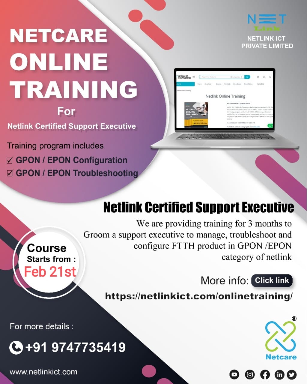 Netlink Online Training - Netlink ICT Private Limited