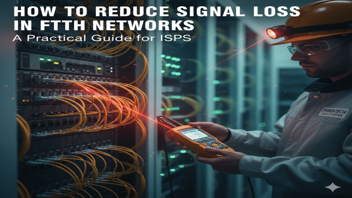 How to Reduce Signal Loss in FTTH Networks | Netlink